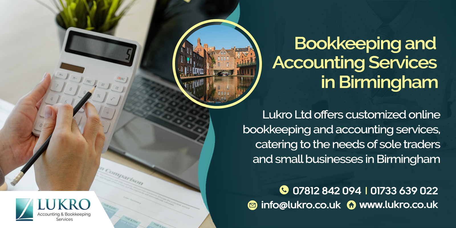 Online Accounting and Bookkeeping services in Birmingham | Lukro Ltd
